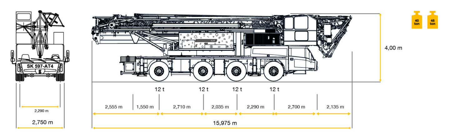 SK597-AT4 eLift - Spierings Mobile Cranes